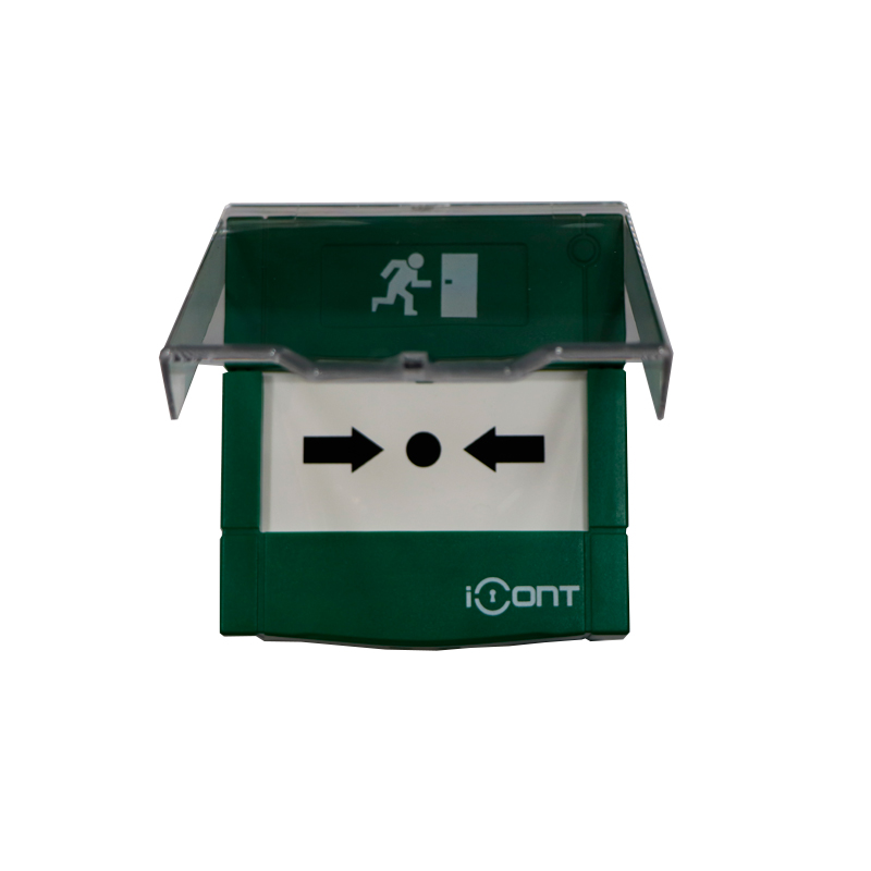 iUnlock-01 Устройство разблокировки двери в комплекте с защитной крышкой "аварийный выход" от ...